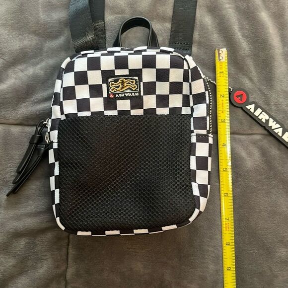 Airwalk | Bags | Y2k Style Airwalk Black And White Checkered Mini ...